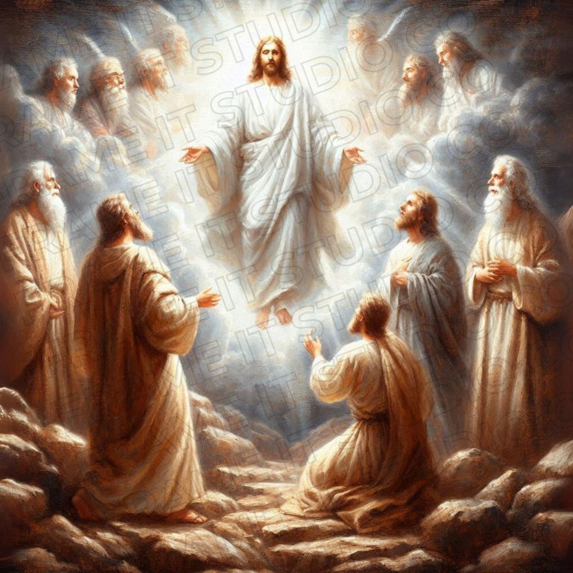 FRAME TV Art, the Transfiguration, Jesus Christ Art, Spring Frame Tv ...