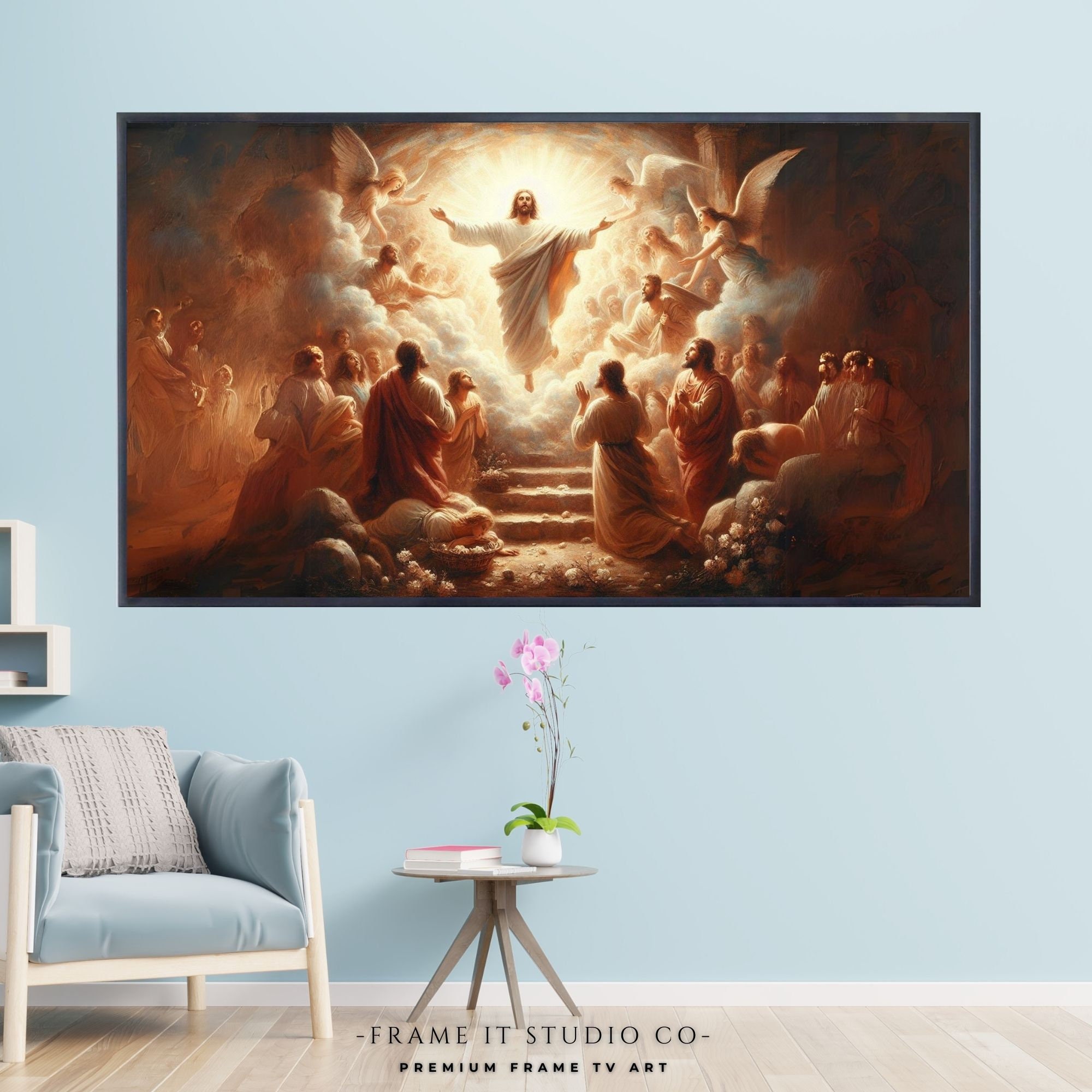 FRAME TV Art, Jesus Resurrection, Jesus Christ Art, Spring Frame Tv ...