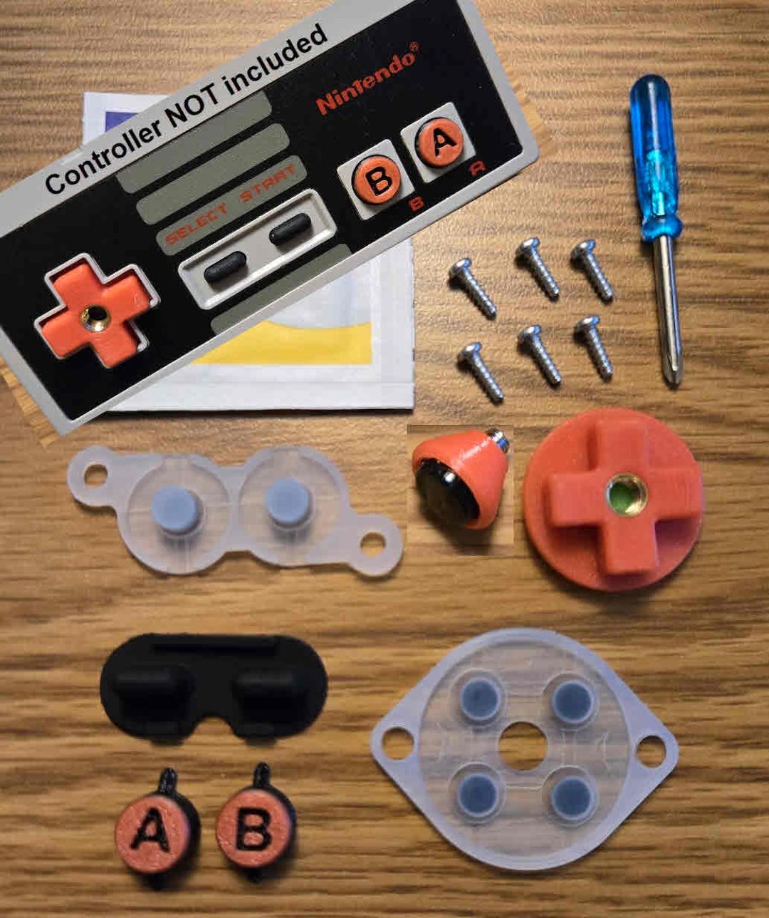 Classic NES Modernizer and Refurbishment Kit for Game Controller ...