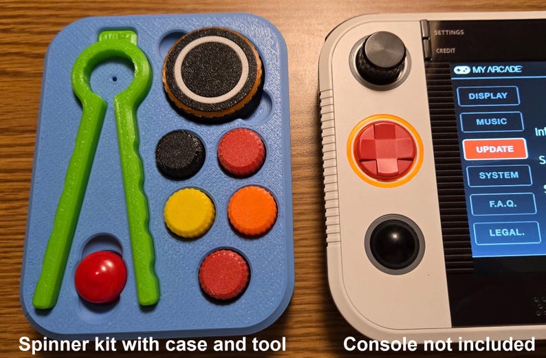 Game Station Go Spinner Kit: 37mm Weighted Spinner - Etsy
