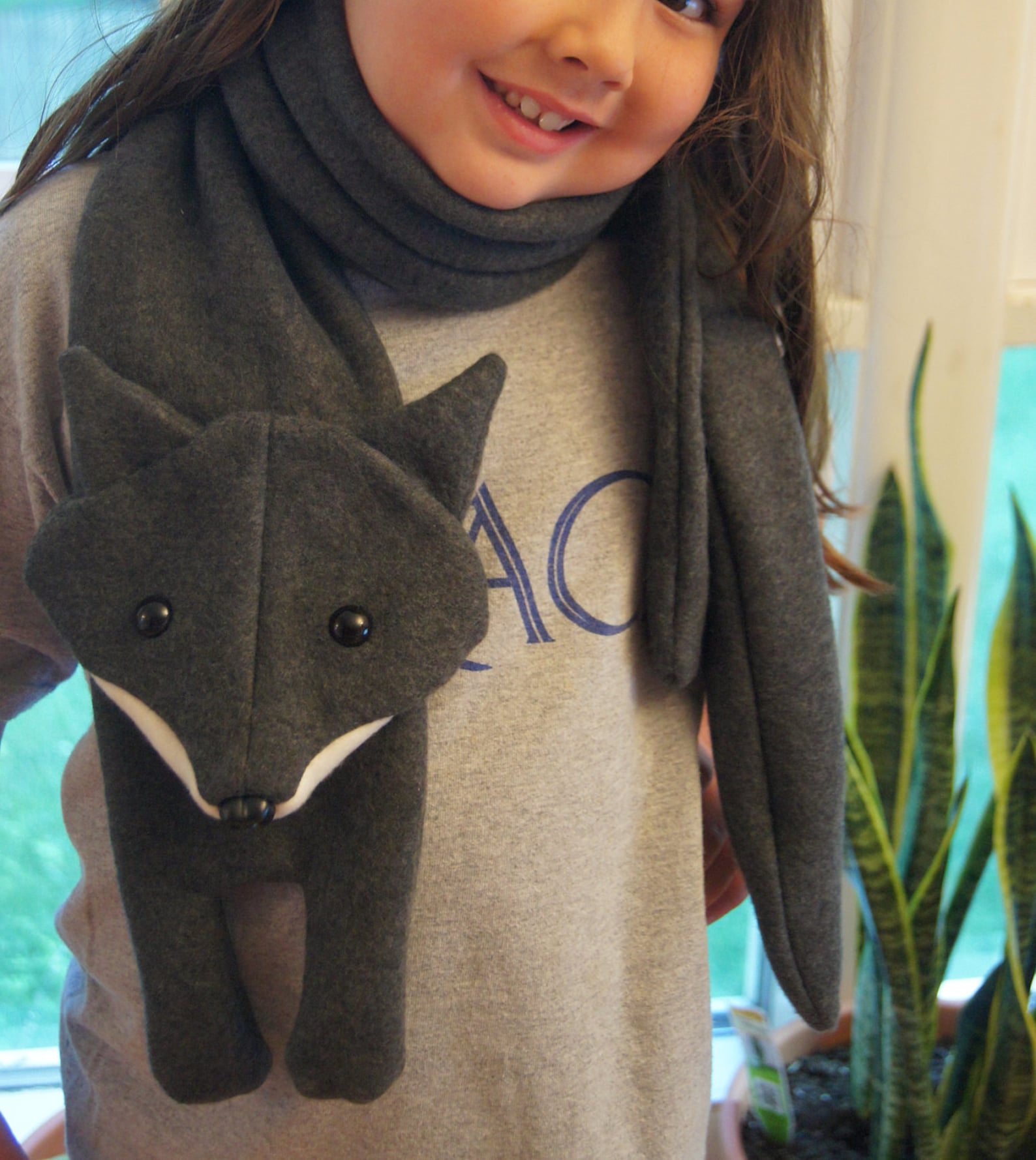 PATTERN: Fleece Fox Scarf...perfect for That Foxy Person in Your Life ...