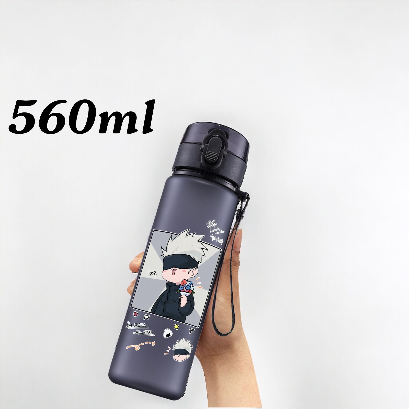 Satoru Gojo Anime Water Bottle Jujutsu Kaisen Water Bottle Gift for ...