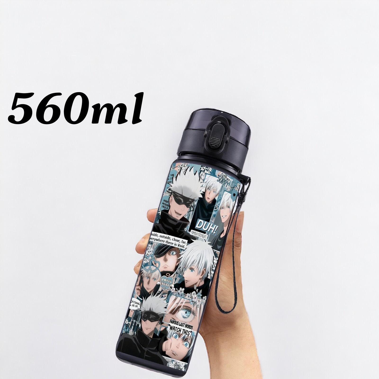 Satoru Gojo Manga Anime Water Bottle Jujutsu Kaisen Water Bottle Gift ...