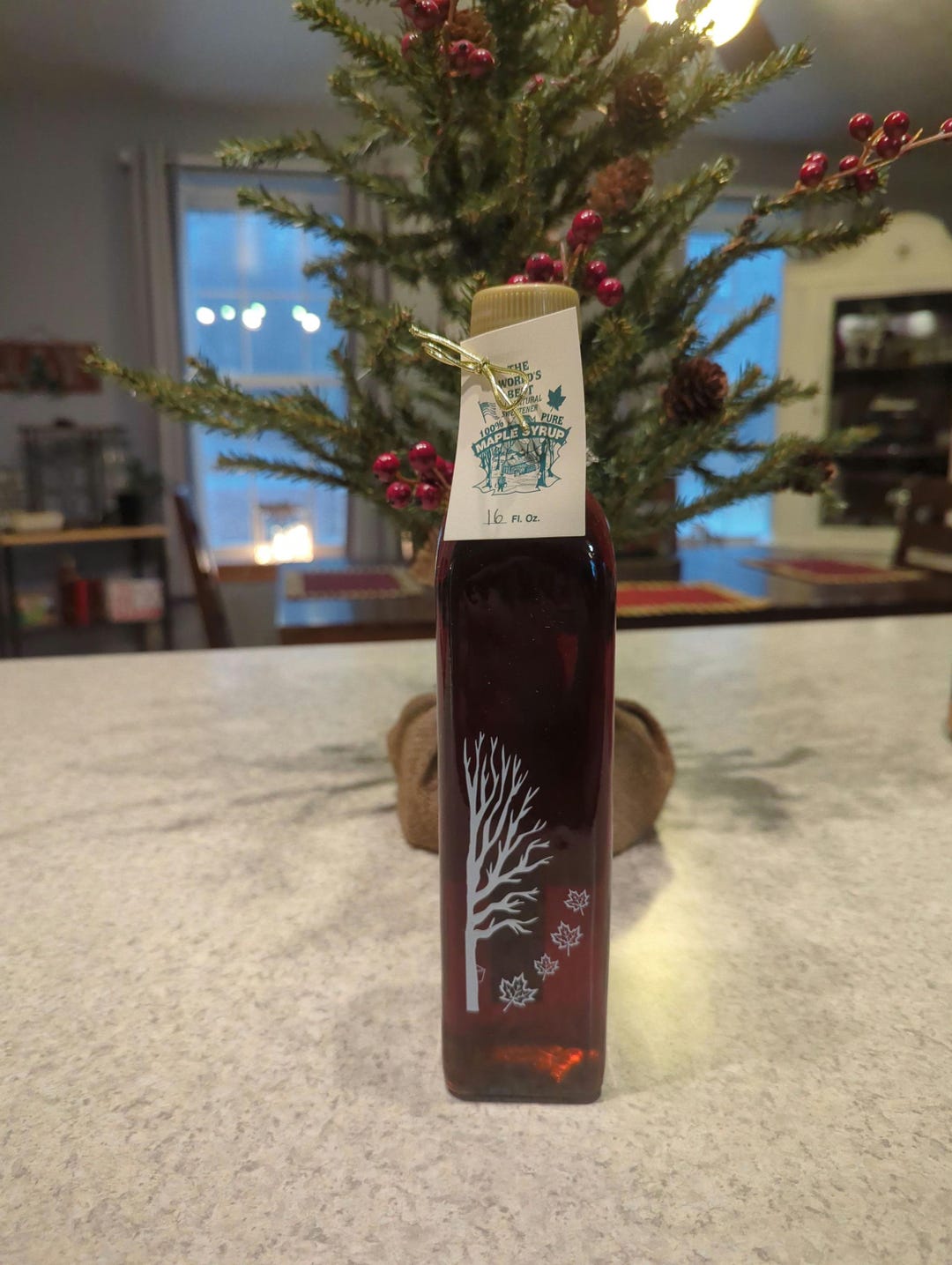 16oz Marasca Glass Bottles , Pure Wood Fired NH Maple Syrup - Etsy