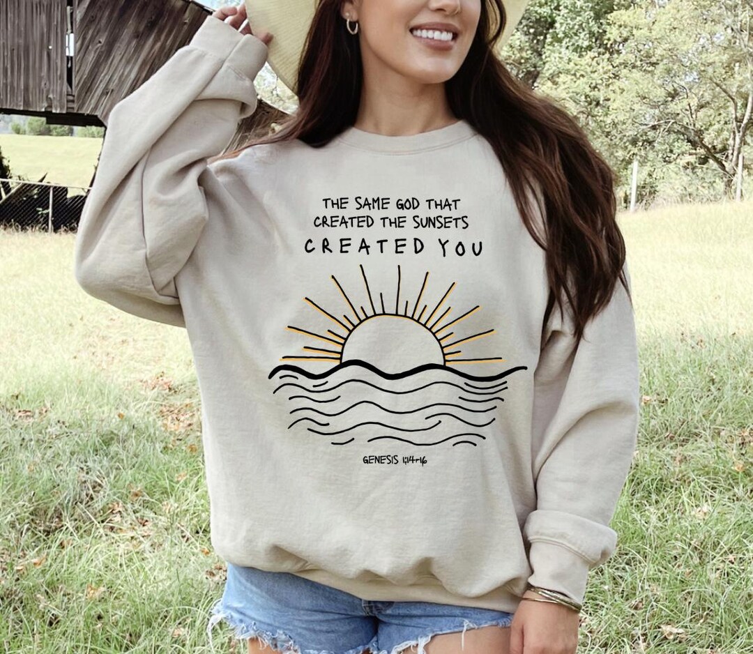 Same God Sweater, God's Creation Sweater, Christian Sweater, Girly ...