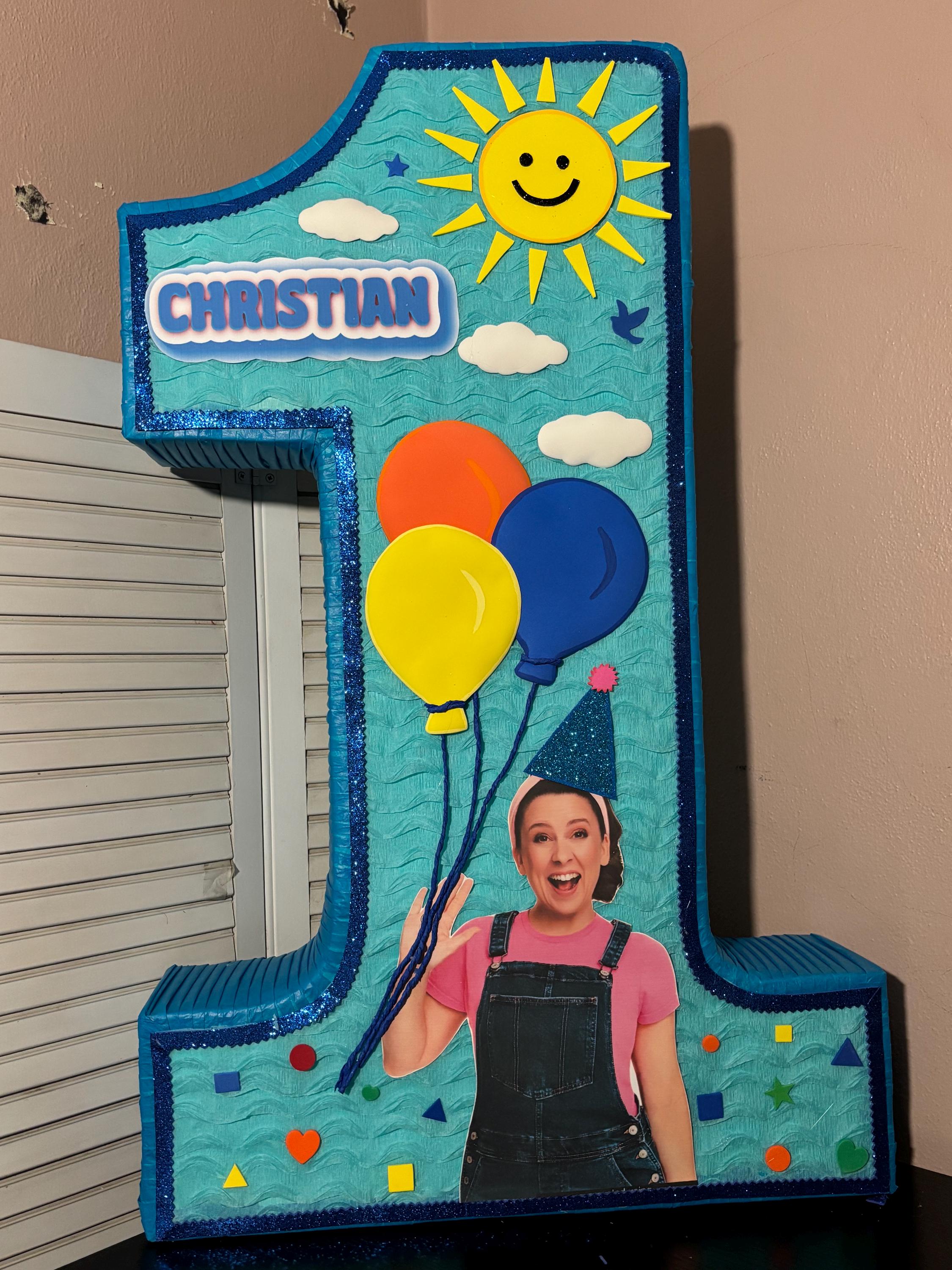 Ms. Rachel Themed Number Pinata for Kids Measures 30x20x4 Inches - Etsy