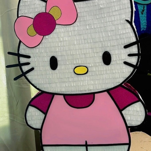 Helllo Kitty Piñata - Etsy