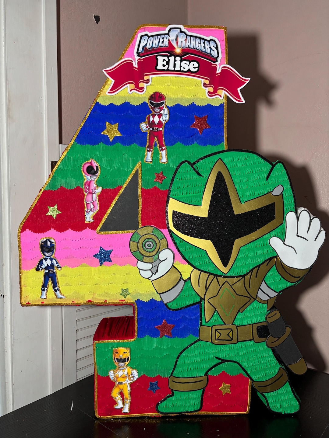 Power Rangers Themed Number Piñata Lets You Choose the Main Character ...