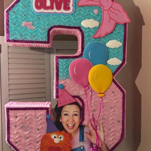 Ms. Rachel Themed Number Piñata, 30x20x4 Inches - Etsy