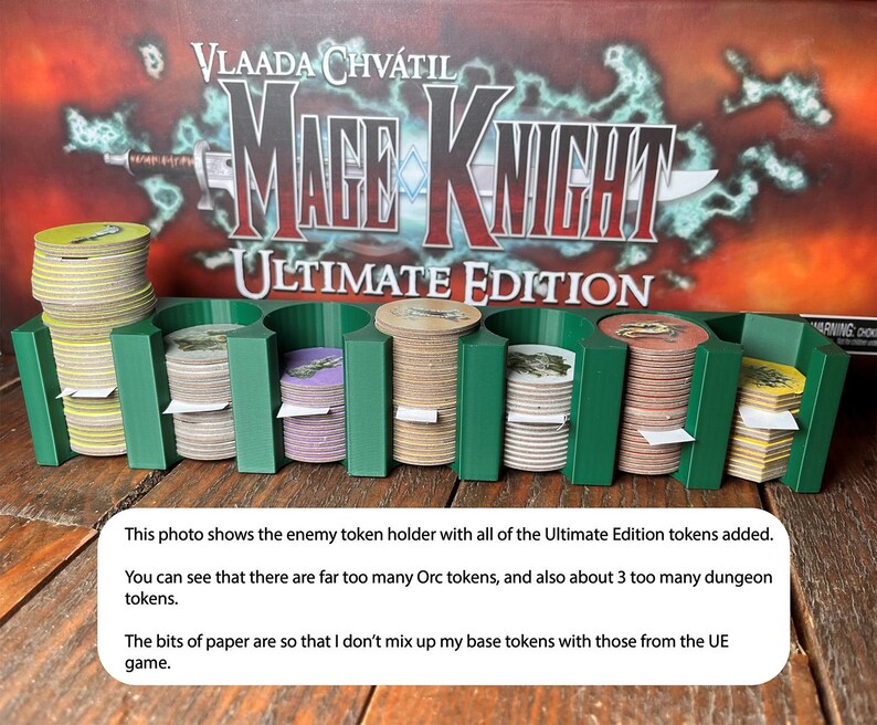 Mage Knight Base Game Enemy Token Holder With Lid | Perfect Token ...