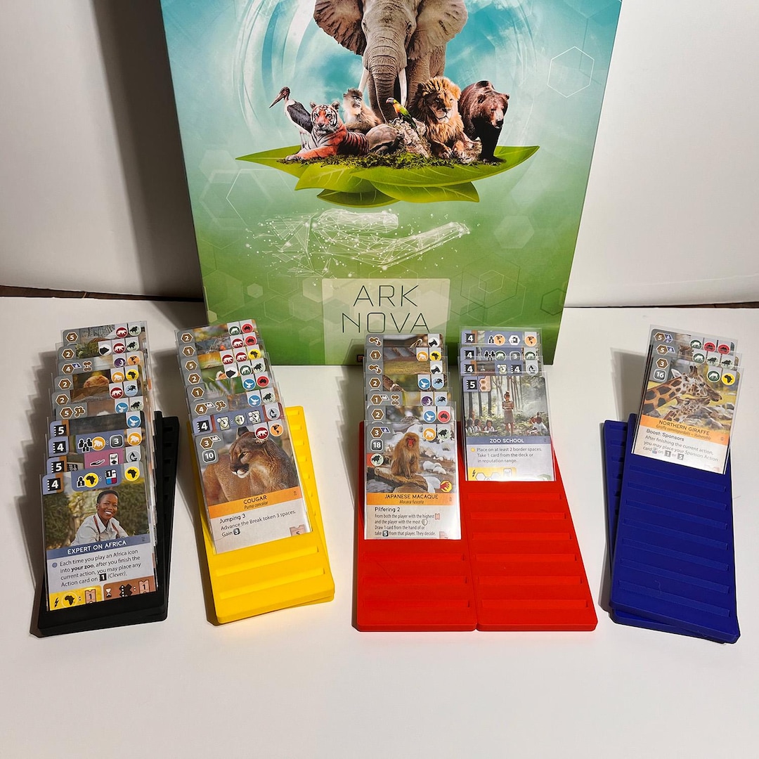 Ark Nova Card Stands | Boardgame Card Organisers | Ideal for Most Board ...