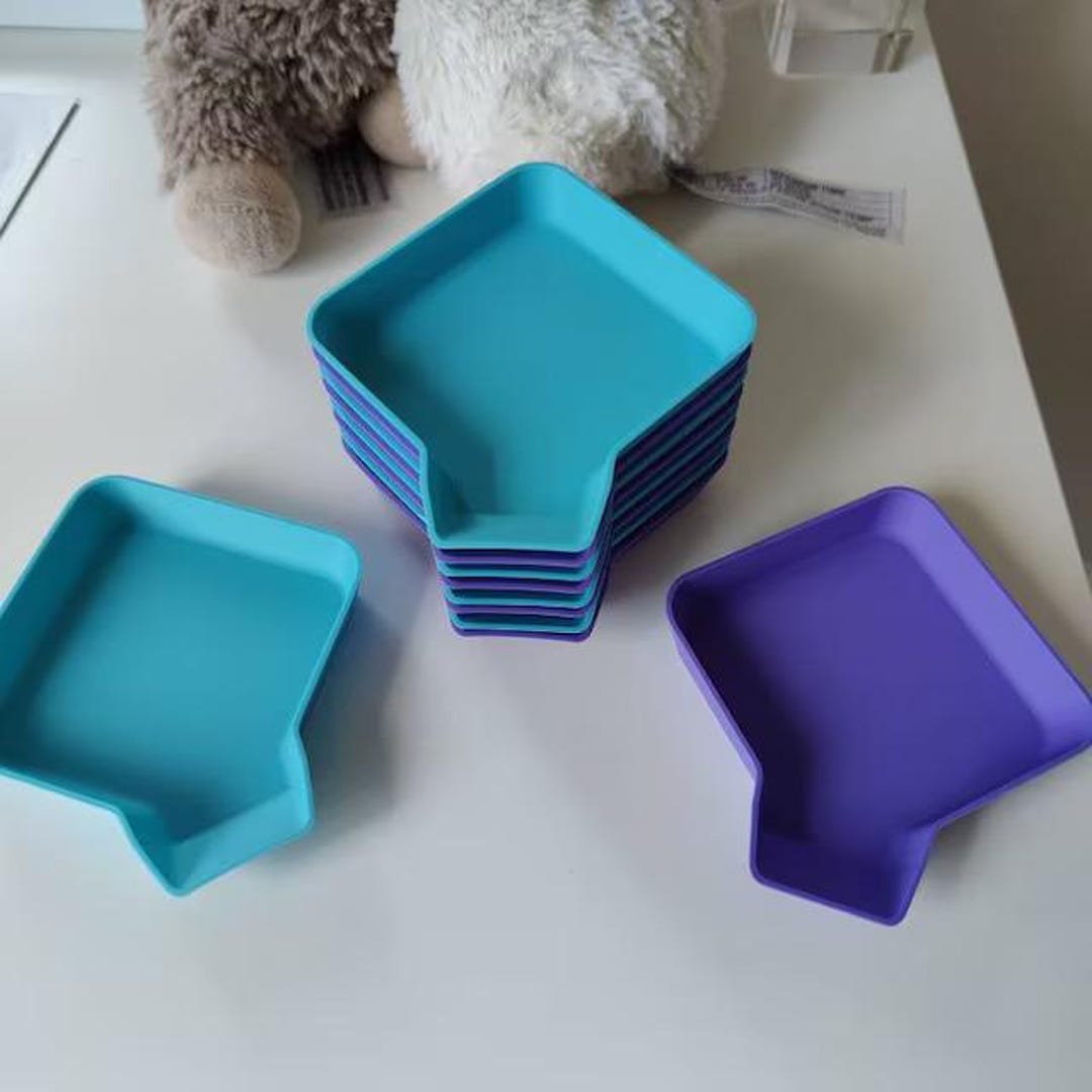 Stackable Board Game Token Tray With Funnel, Perfect for Boardgame ...