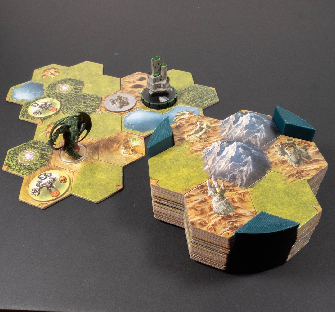 Mage Knight Map Tile Holder. Keeps Your Map Tiles Neatly Stored During ...