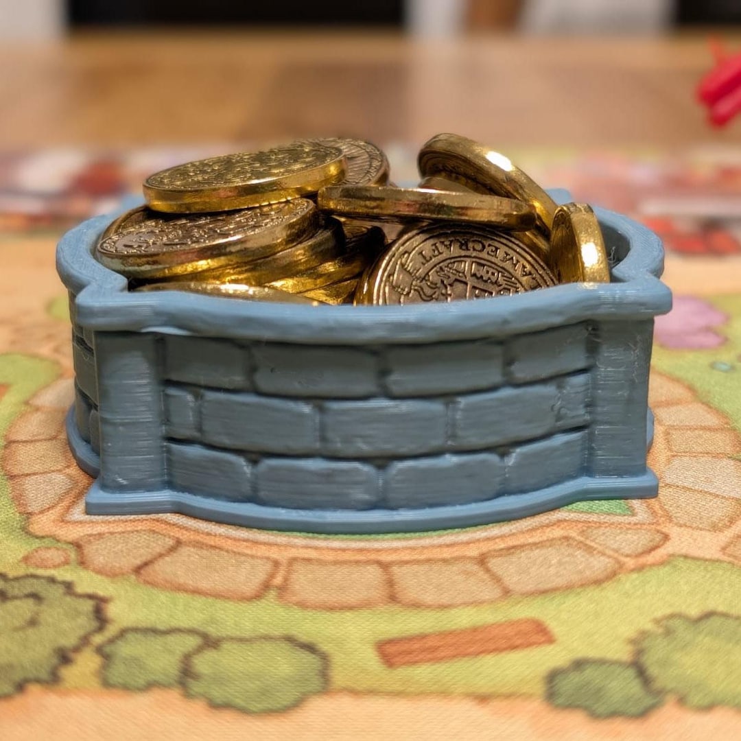 Flamecraft Coin Well - Deluxe Coin Well for Flamecraft Board Game Holds ...