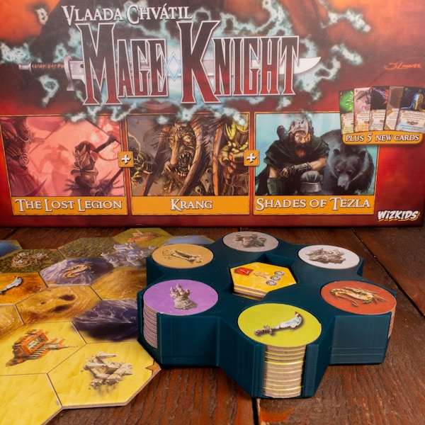 Mage Knight Map Tile Holder. Keeps Your Map Tiles Neatly Stored During ...
