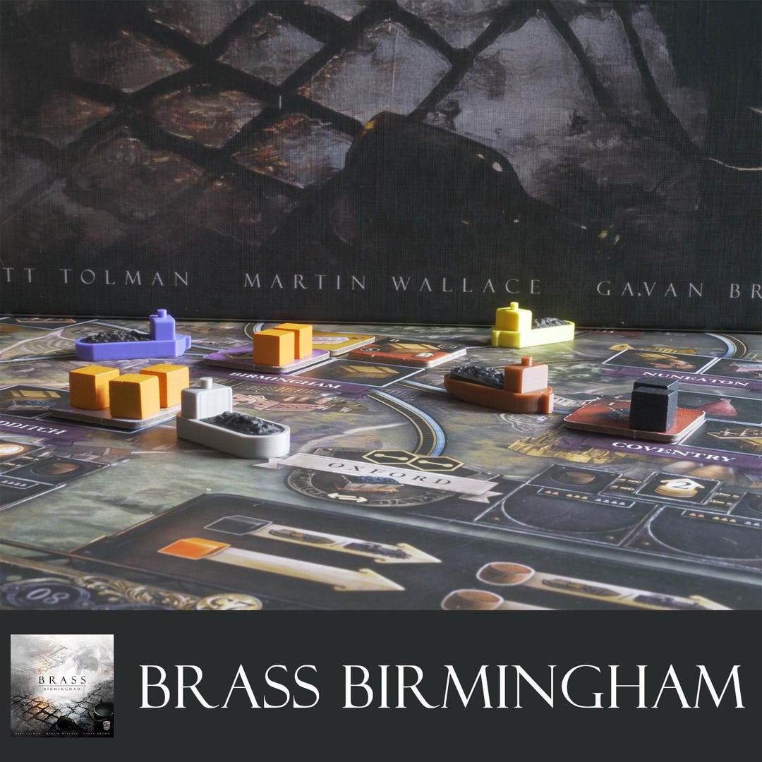 Brass Birmingham & Brass Lancashire Board Game Component Upgrade Set ...