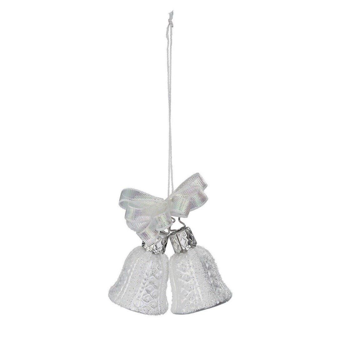 Inge Glas Wedding Bells German Glass Christmas Tree Ornament FREE BOX 1 ...