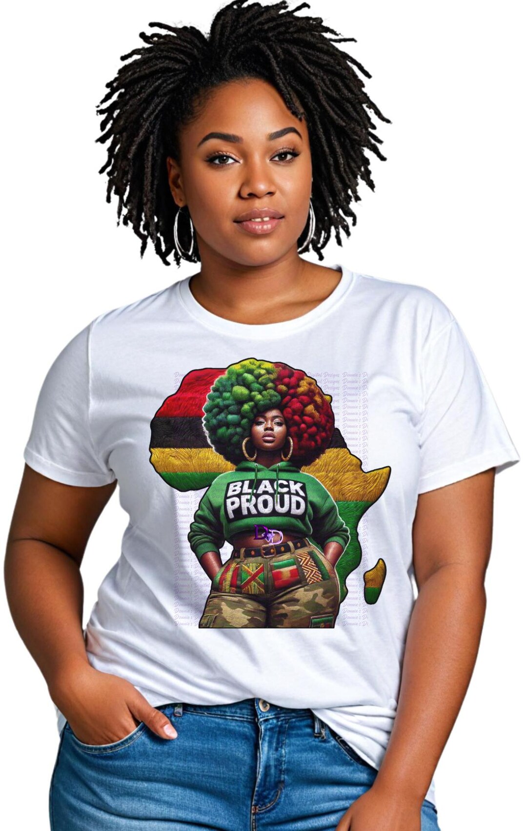 Black Proud Camouflage Queen | Afrocentric Digital Embroidery Download ...
