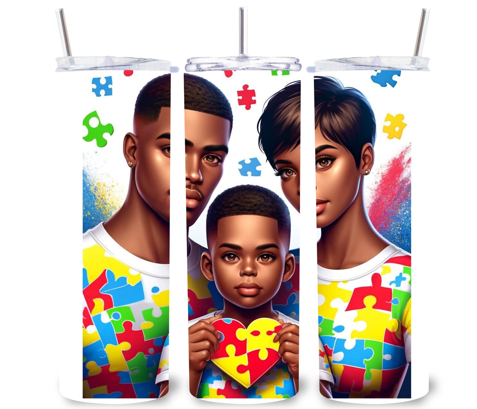 Family Support of Autism PNG - Etsy