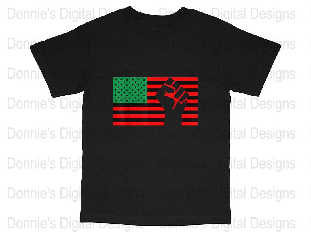 Juneteenth Fist Flag Digital Download, Patriotic PNG, African American ...