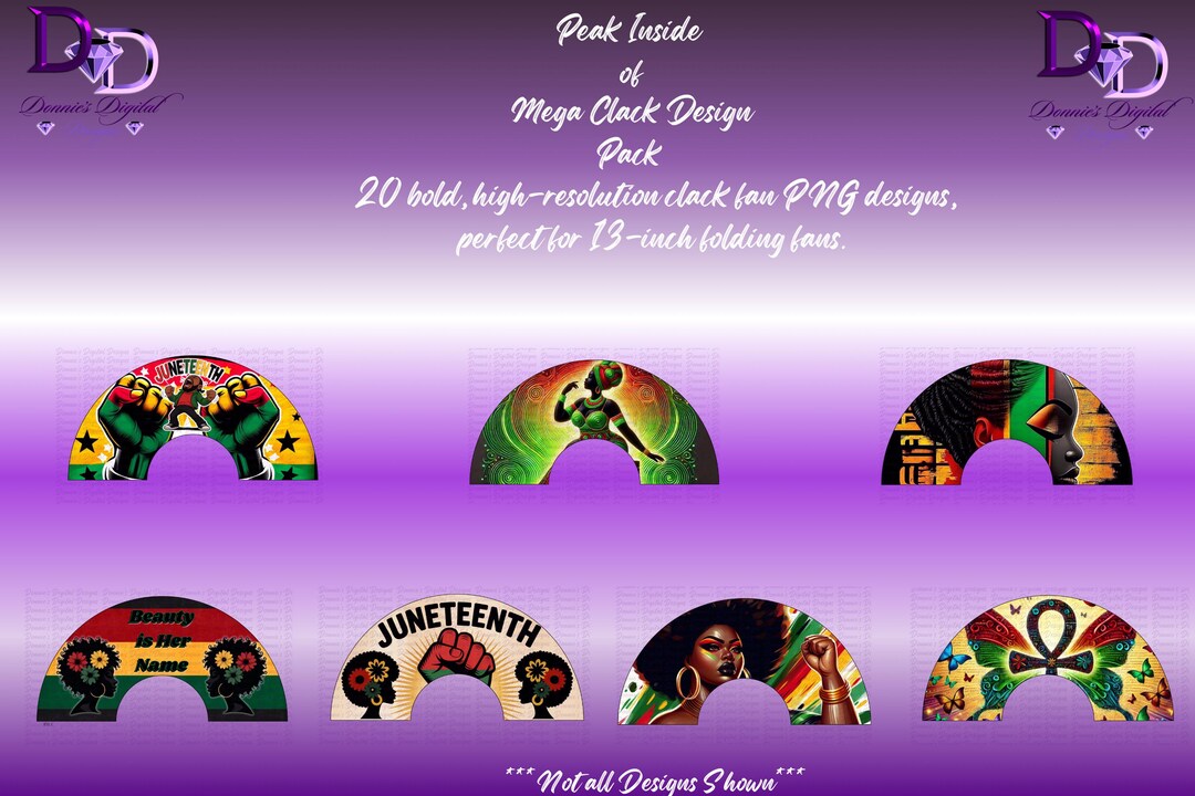 20 Afrocentric Clack Fan Pngs | Juneteenth, Black Empowerment, Melanin ...