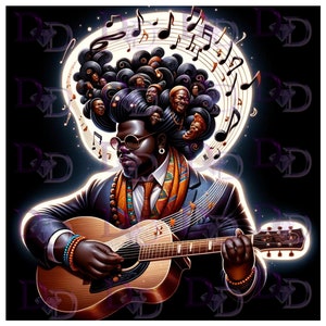 Collection of Black Music Month Art Images- Afrocentric Music-inspired ...