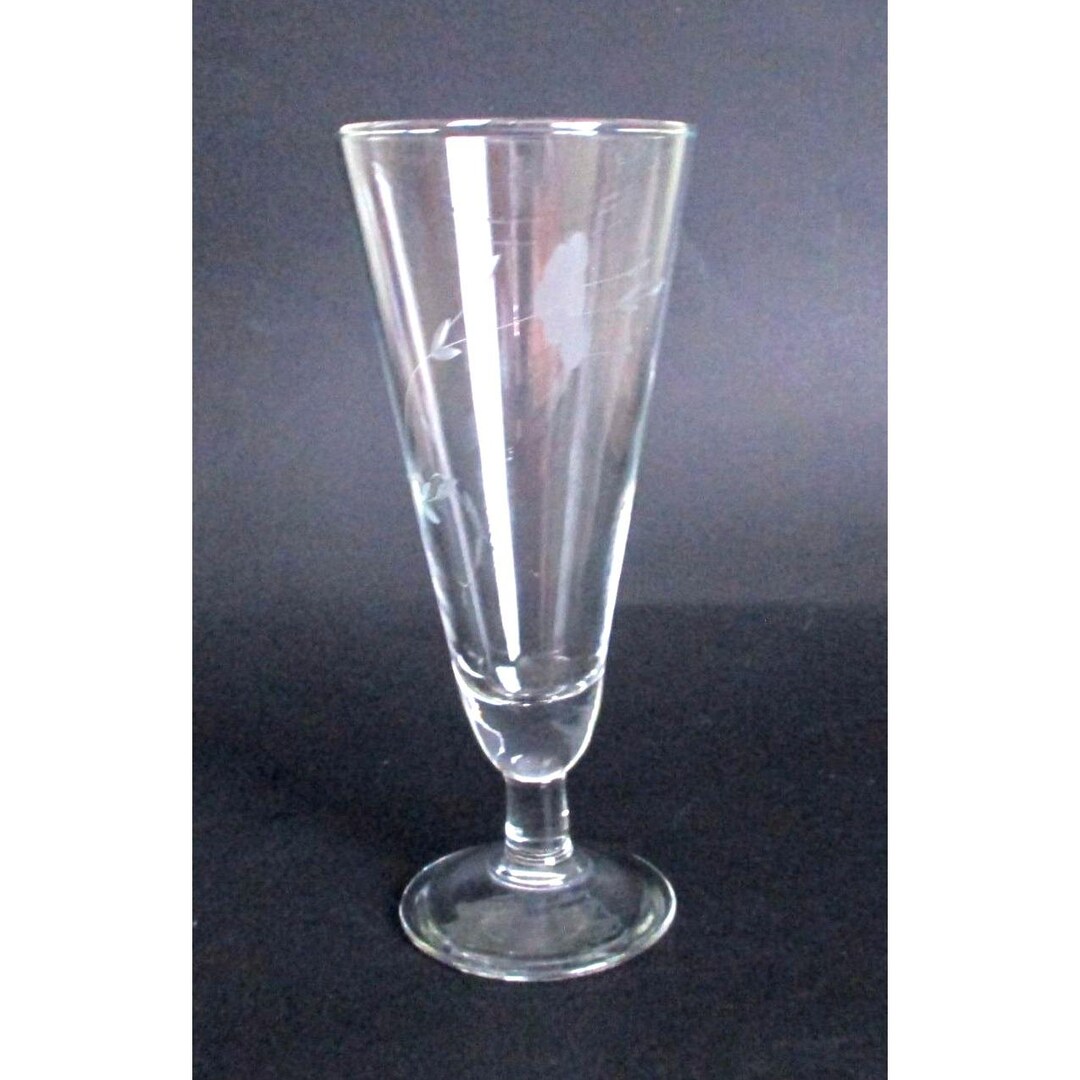 Princess House Heritage Crystal Pilsner Beer Glass Vintage Replacement ...