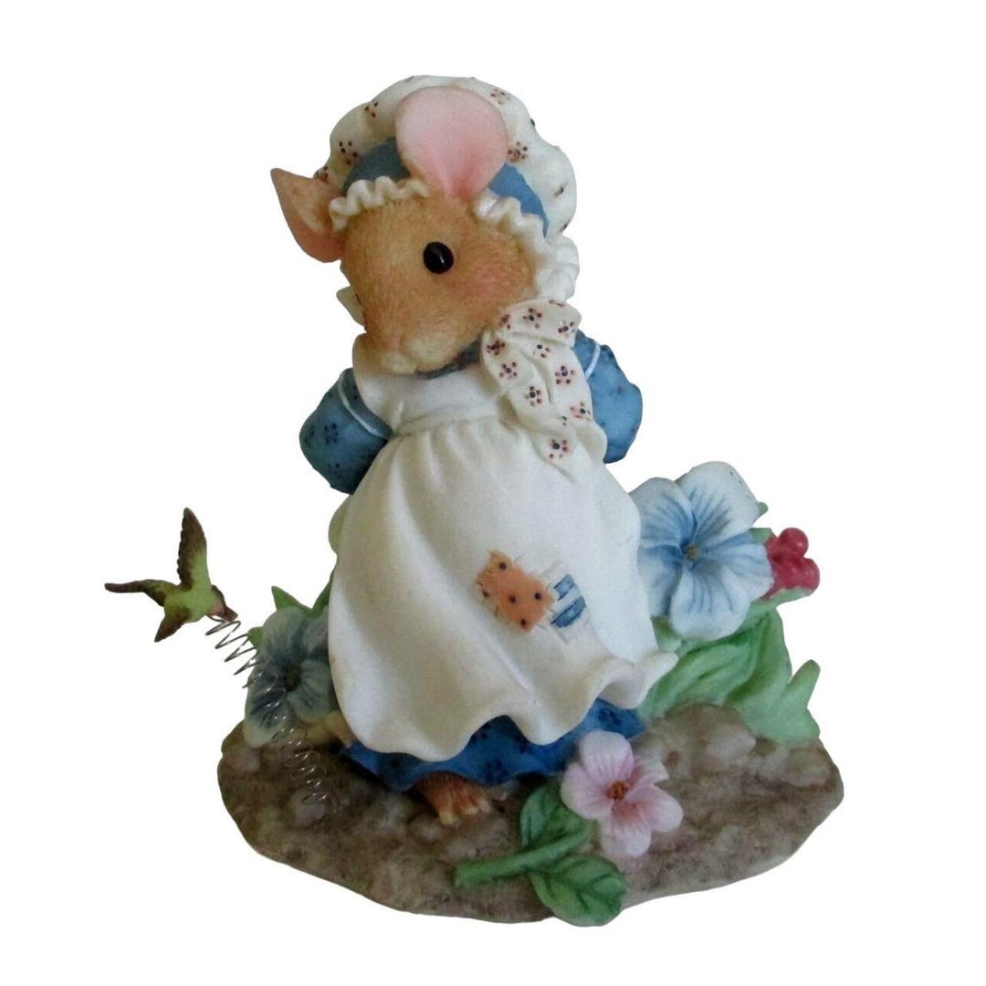 Little Betty Blue Mouse Figurine - 1990s Vintage Patricia Hillman ...