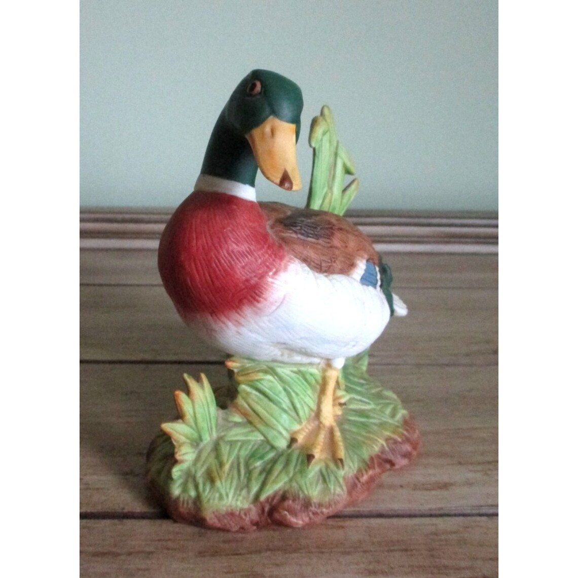 Vintage Homco Mallard Duck Bird Figurine - Wildlife Nature Home Decor ...