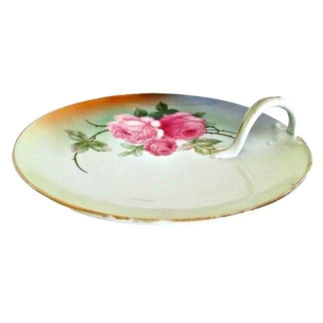 Lemon Server Pink Roses Tea Party High Tea Vintage Replacement ...