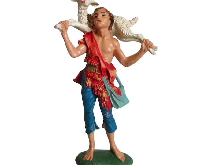 Vintage Italy Gabriel Shepherd Boy Nativity Figure Depose Italy 123 ...
