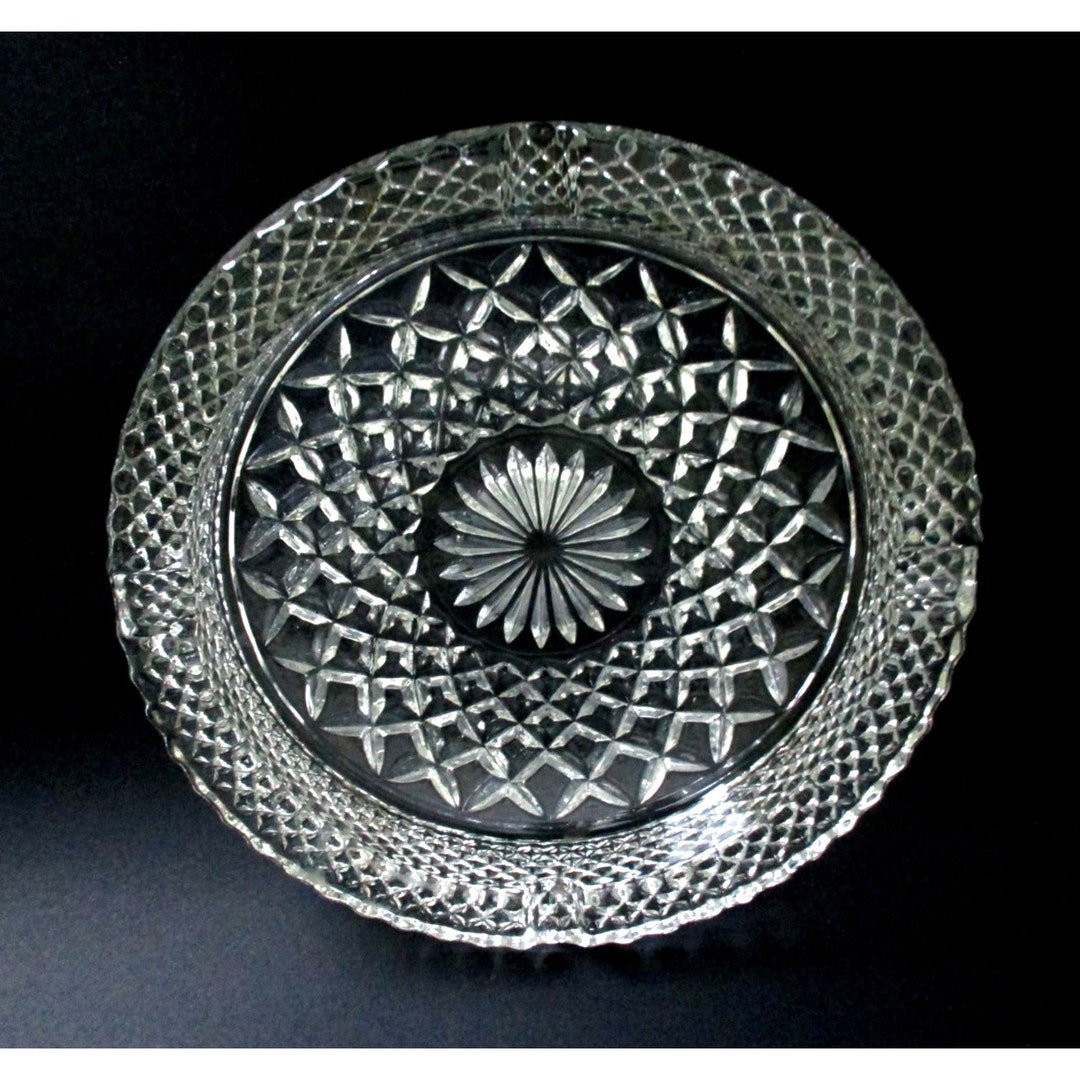 Anchor Hocking Wexford Glass Large Glass Ashtray - AH Round Ashtray ...