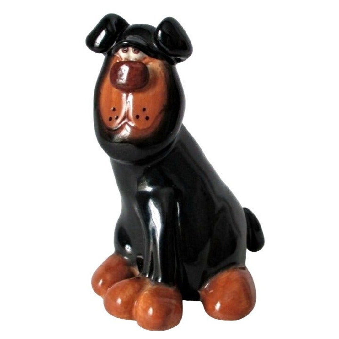 Vintage Rottweiler Dog Figurine Figure Signed Douglas - Etsy