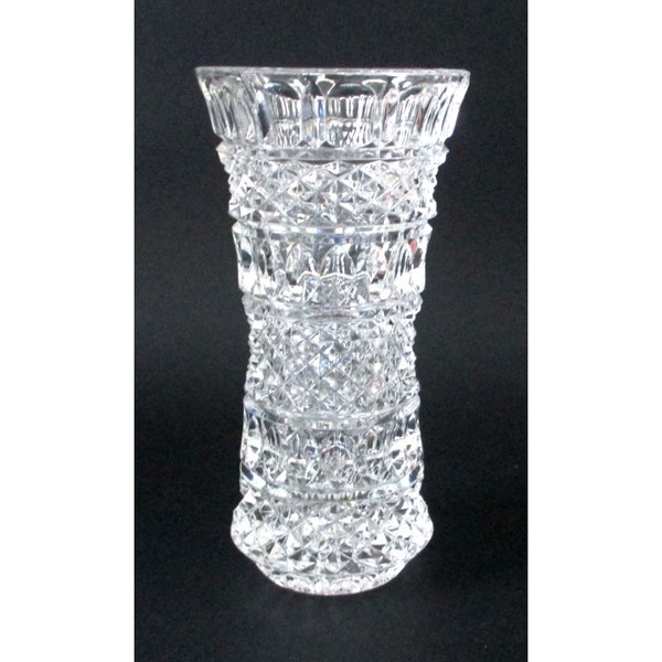 Cut Glass Vase - Etsy