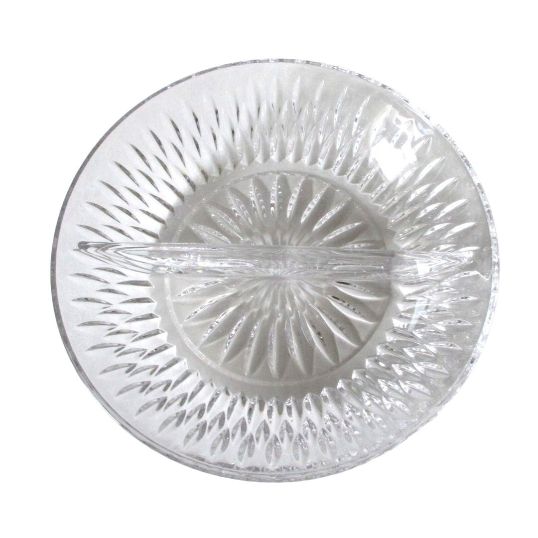 Princess House Highlights 2 Part Relish Dish - Glassware Serveware ...
