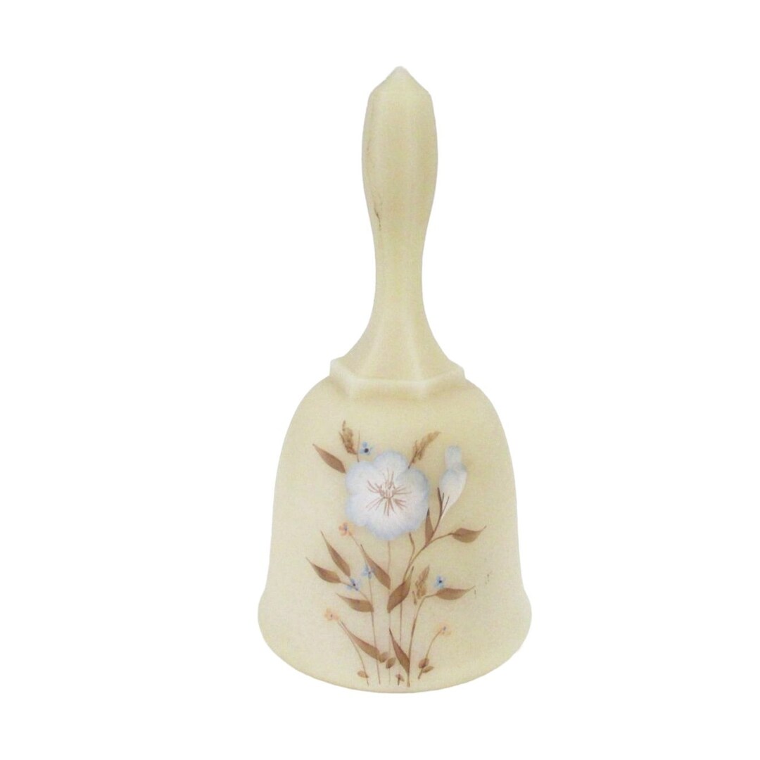 Fenton Glass Bell Hand Painted Artist Signed Collectible Fenton ...