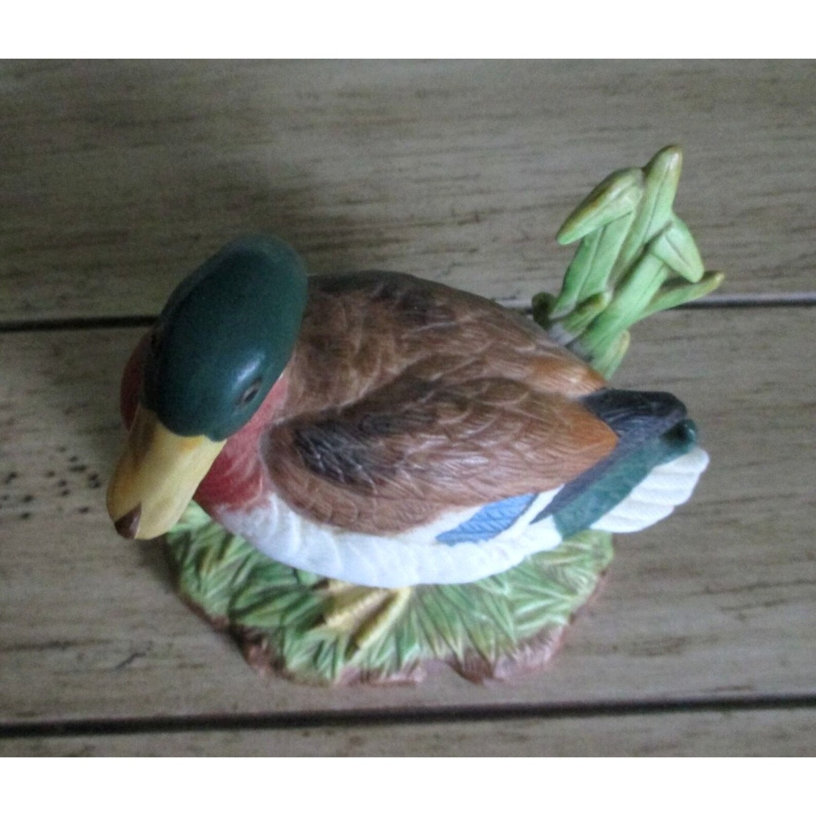 Vintage Homco Mallard Duck Bird Figurine - Wildlife Nature Home Decor ...