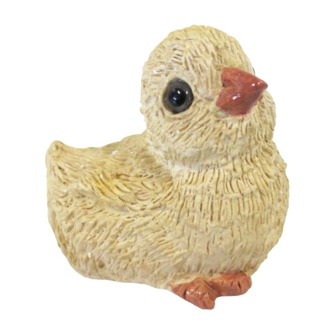 Vintage Stone Critter Littles Chick United Design Figurine Figure Knick ...