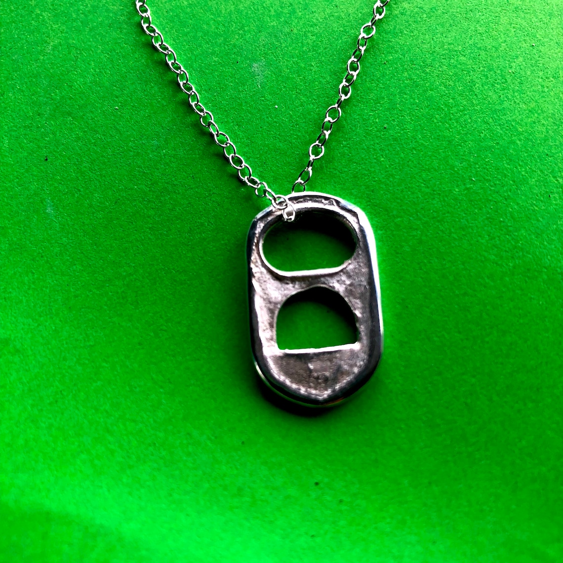 Soda & Beer Tab Necklace Handmade Sterling Silver Sarah - Etsy UK