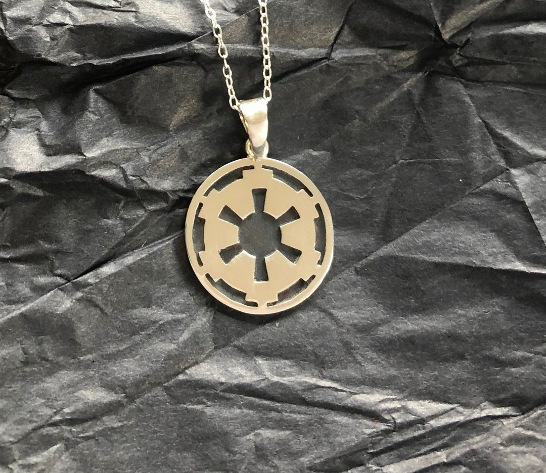 Star Wars Galactic Empire and Chain Handmade Sterling Silver - - Etsy