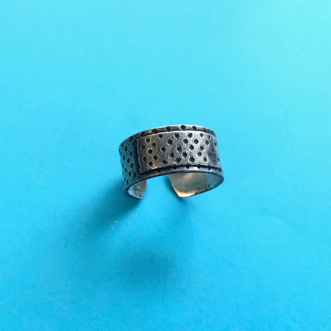 Sticky Plaster Ring Handmade Sterling Silver - Etsy