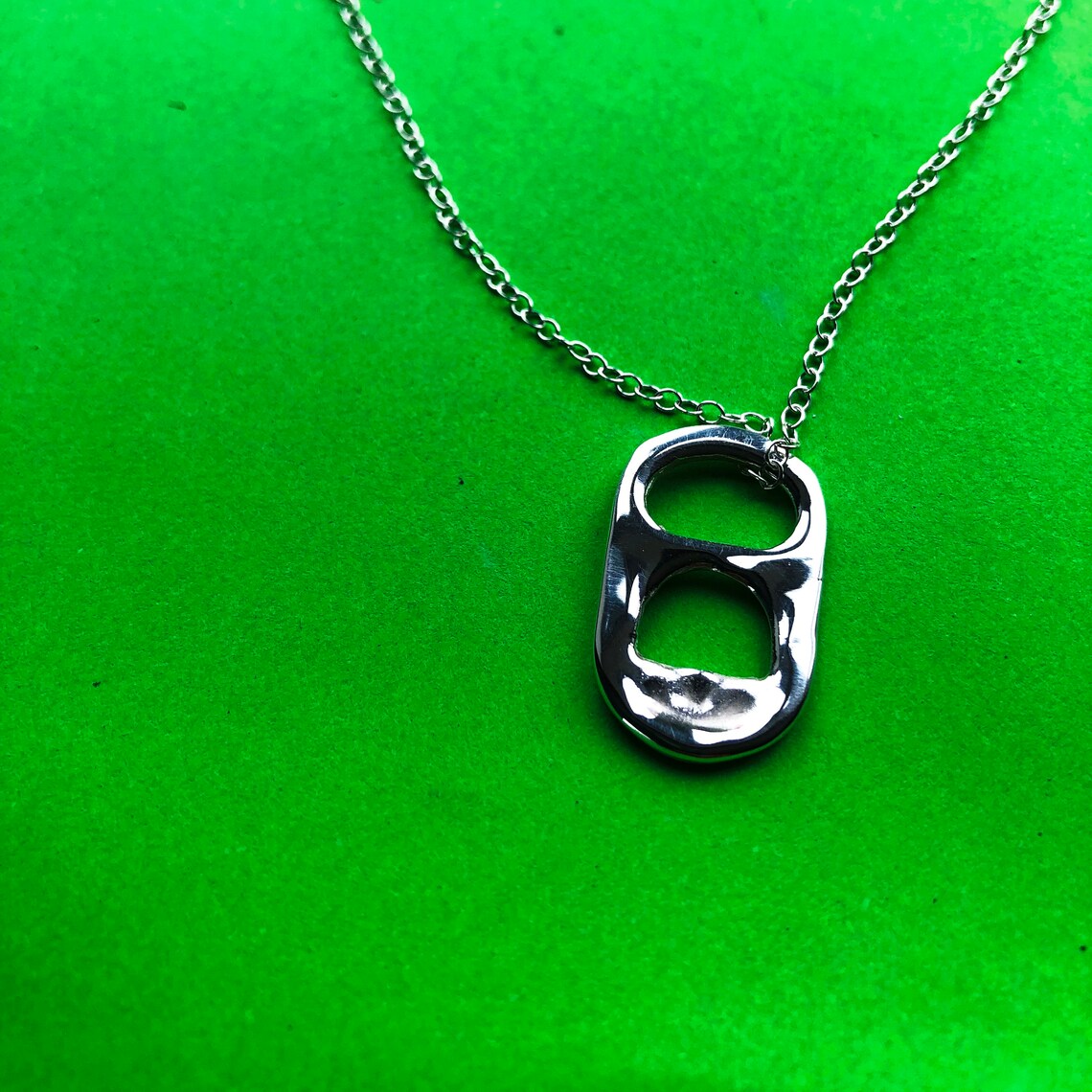 Soda & Beer Tab Necklace Handmade Sterling Silver Sarah - Etsy UK