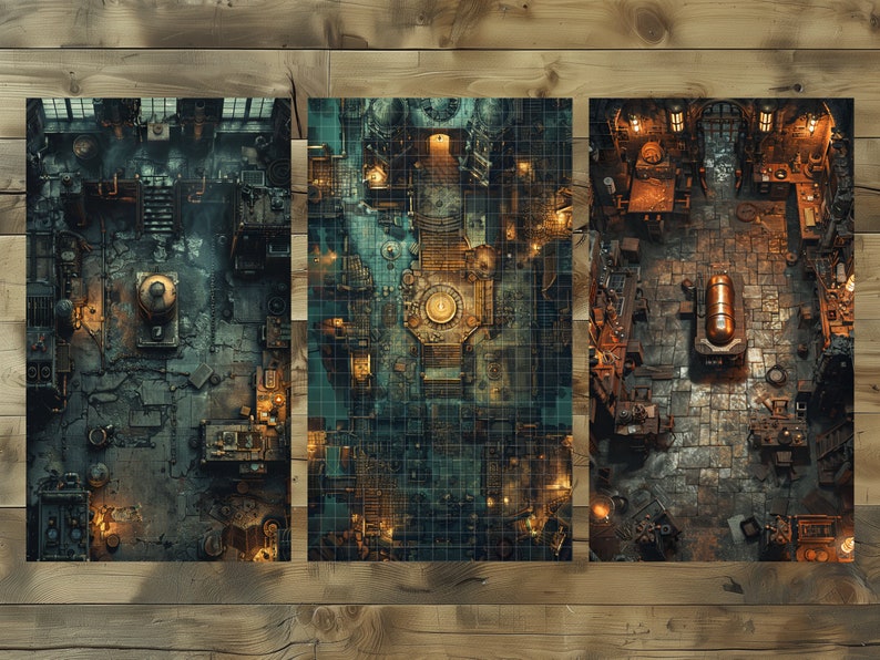 Dungeons and Dragons Battlemaps & Backgrounds in Alchemist's Lab Theme ...