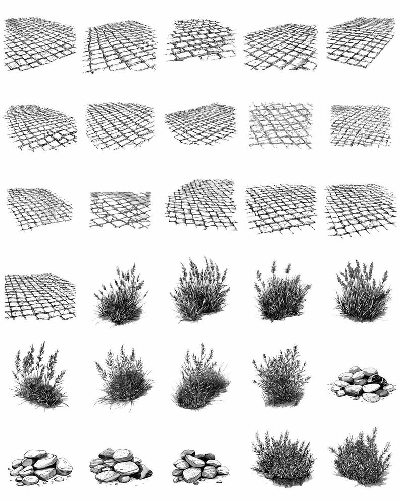 Brushes for Fantasy Map Making 400 Pcs. Location Brushes. Perfect for ...