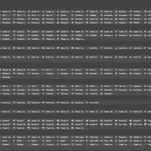 Medieval Cartography Map Brushes: 600 Pieces (Photoshop and Procreate ...