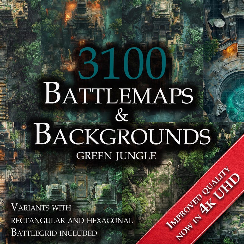 Dnd Jungle Battle Maps - Etsy