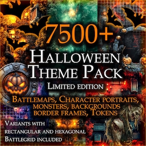 Whole Shop Bundle: DND Maps, Portraits, Tokens, Border Frames, Brushes ...