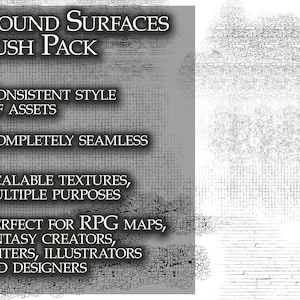 Brushes for Fantasy Map Making - 44 Seamless Texture Patterns. Perfect ...