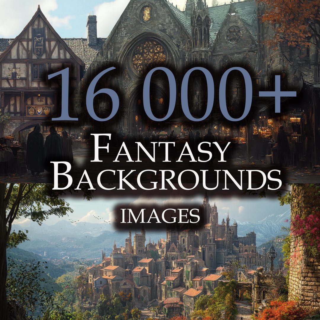 Fantasy Backgrounds Bundle | Digital RPG Assets | Role Playing ...