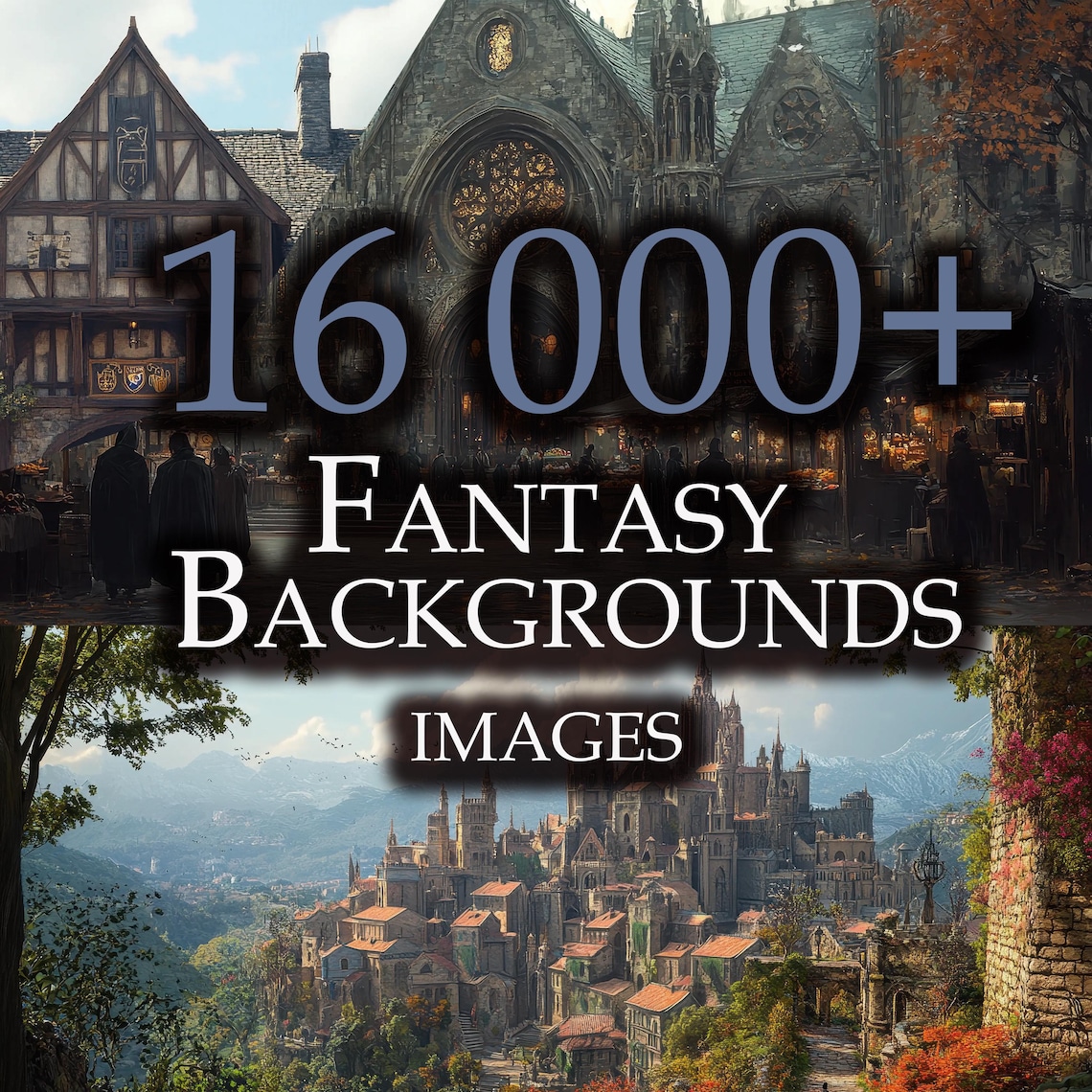 16,000+ Fantasy Backgrounds Bundle (ultra HD) for Dnd/ttrpg Backstories ...
